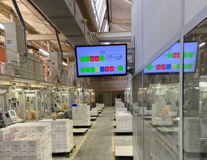 Management visuel & affichage dynamique en atelier de production