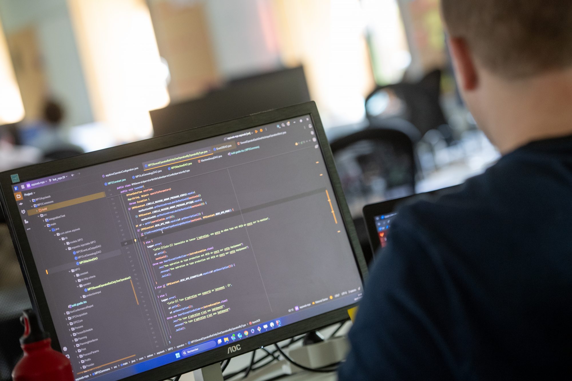 La société, Astrée Software : logiciel de suivi de production MES Aquiweb