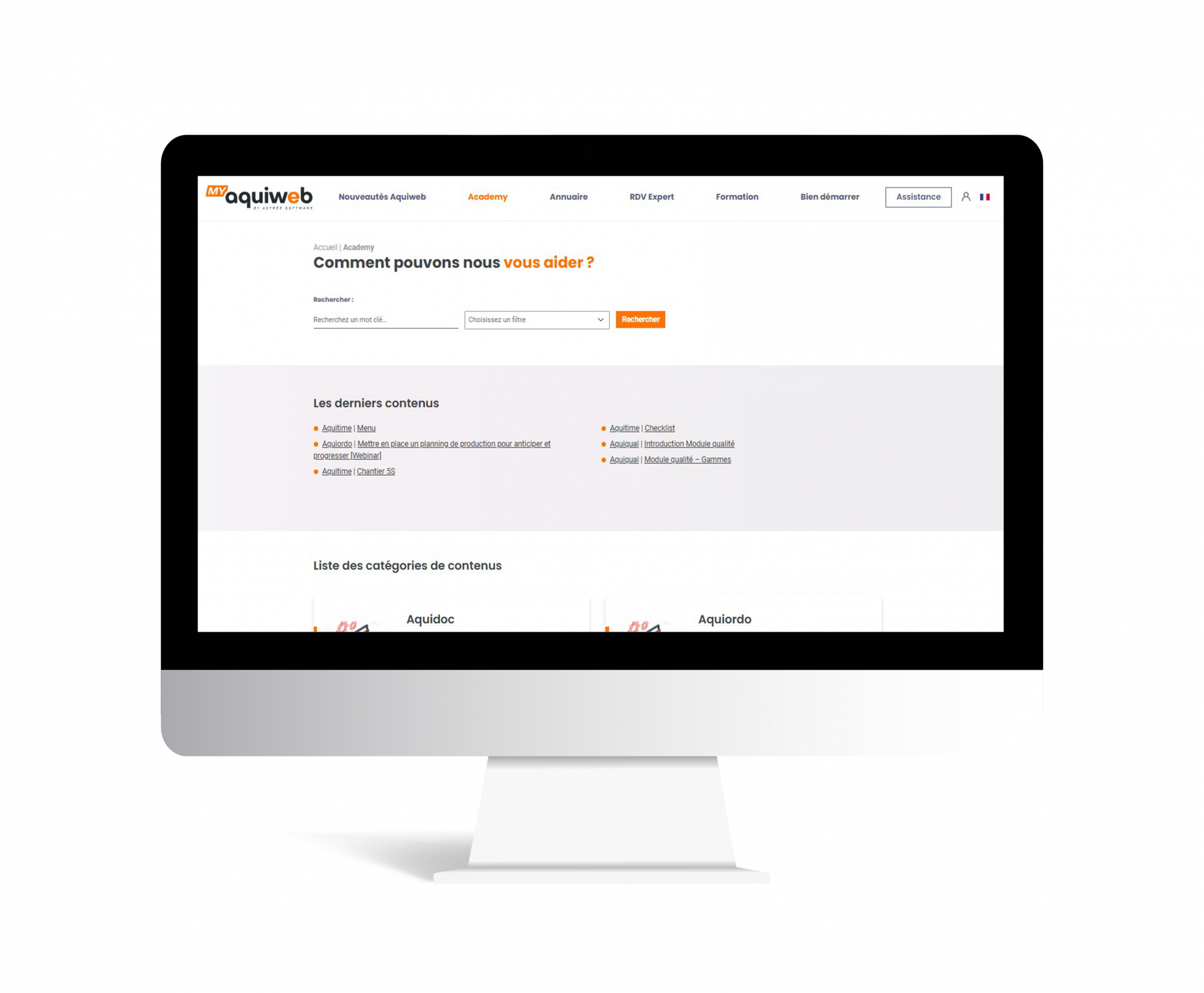 Aquiweb user community area